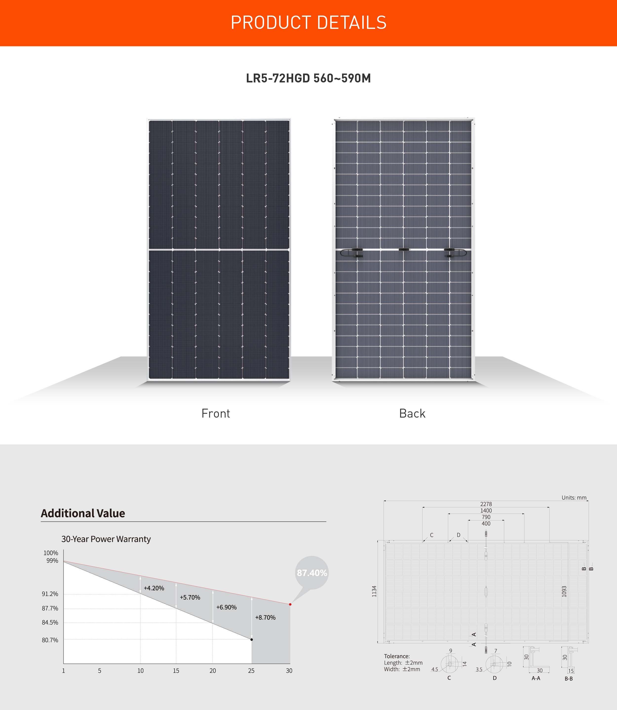 Longi solar Hi-MO7 Bifacial HPDC cell technology Superior PV Module ...