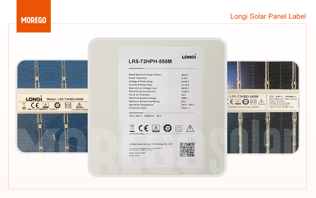 LONGi Solar 450-460W Bifacial PERC solar panel - Moregosolar