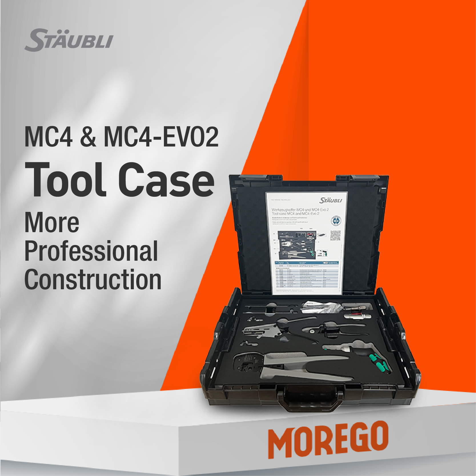 Staubli MC4 And MC4-EVO2 PV Connector Tool Case - Buy Tool Case, PV ...
