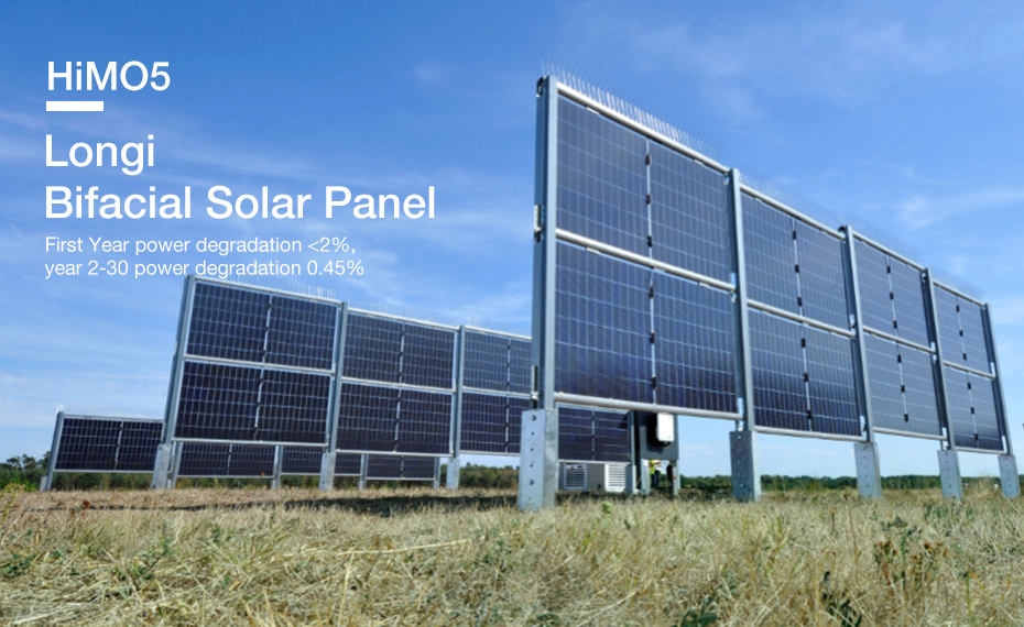 LONGi Solar 540-555W Bifacial PERC Half Cell solar panel - Moregosolar
