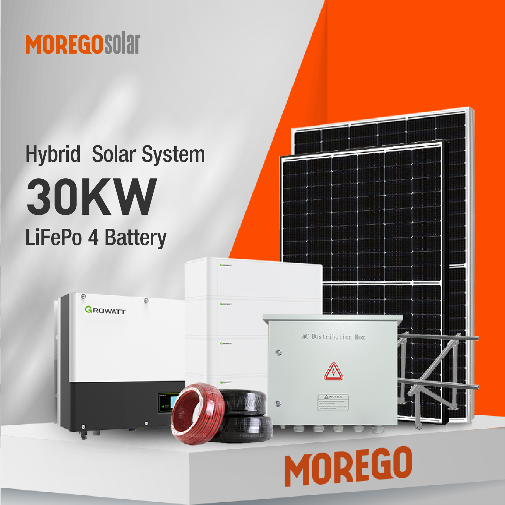 Moregosolar PV Energy Storage System Hybrid Solar System 30KW - Buy pv ...