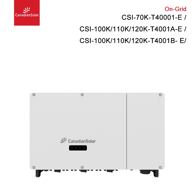 Canadian Solar 100kw Solar Inverter 110KW 125KW 400KW Three Phase on ...
