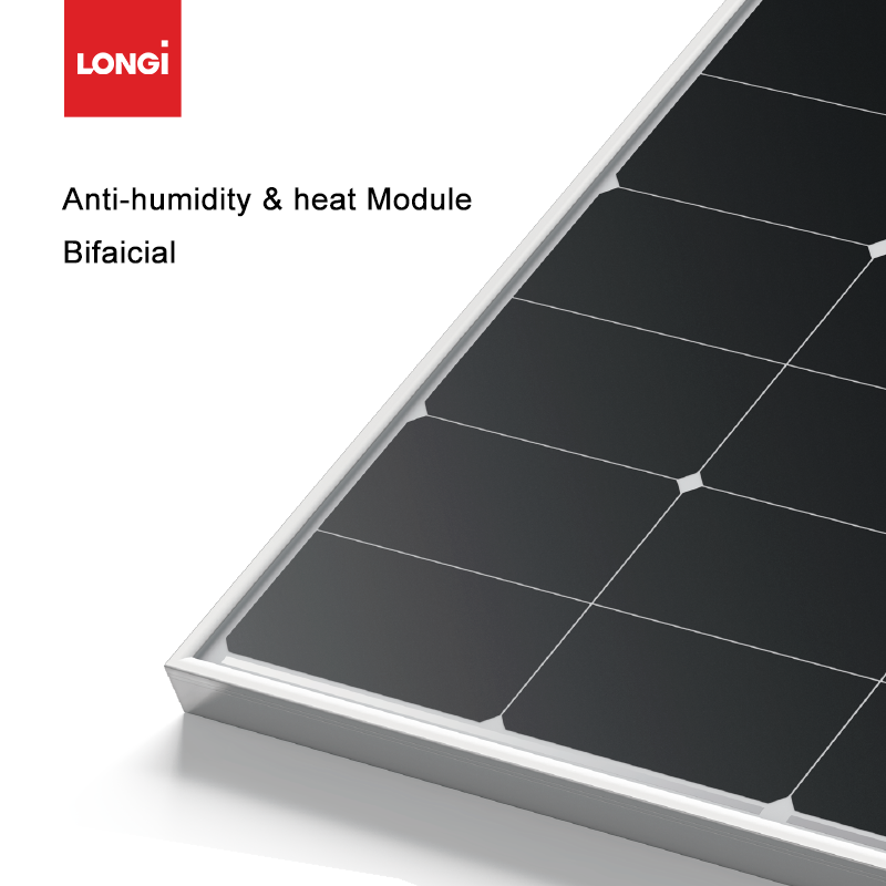 Longi Hi-MO X6 Anti Humidity & Heat Solar Panel Double Glass Bifacial 575W 580W 585W 590W - Buy ...